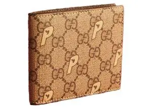 PALACE X Gucci Ggp Bifold Wallet - Beige