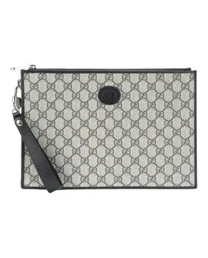 Gucci Interlocking G Pouch - Beige/blue