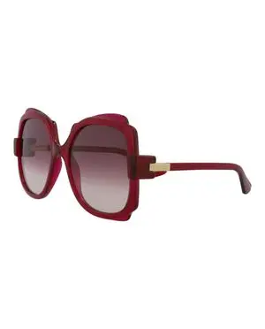 Gucci Round Oval Sunglasses Gg1431s - Violet/violet (gg1431s