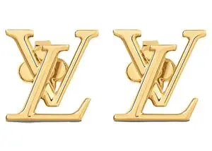 LOUIS VUITTON Initials Iconic Stud Earrings
