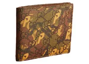 PALACE X Gucci Ggp Bifold Wallet - Camouflage