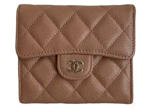 Chanel Classic Small Flap Wallet - Beige (ap0231)