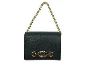 Gucci Gg Logo Zumi Bifold Mini Wallet Mini - Black