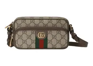 Gucci Ophidia Mini Bag Gg Supreme - Beige/ebony