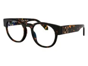 Off-White Style 58 Eyeglasses - Havana Blue Light Block (oerj058s24pla0016000/fr)