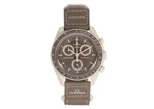 SWATCH X Omega Moonswatch Earth Desert Chronograph Watch - Bioceramic