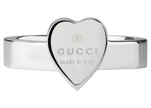 Gucci Heart Ring - Silver