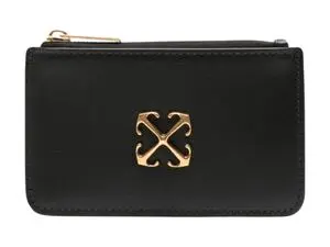 Off-White Jitney Zipped Card Case - Black