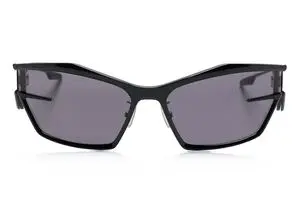 Givenchy Wraparound Frame Sunglasses - Black/smoke (gv40066u 01a)