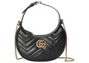 Gucci Gg Marmont Matelassé Mini Bag - Black