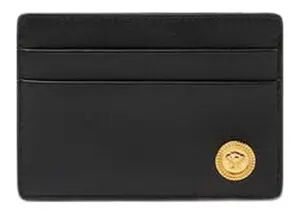 Versace Medusa Biggie Card Holder - Black/gold