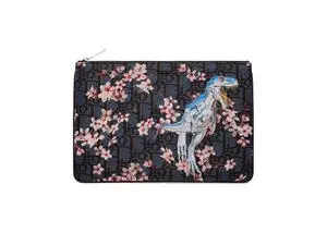 Dior X Sorayama Oblique Safari Pouch - Blue