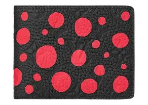 LOUIS VUITTON X Yayoi Kusama Slender Wallet - Black/red