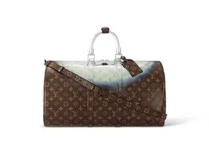 LOUIS VUITTON Keepall Bandouliere 50 - Metallic