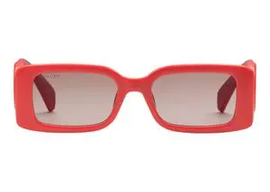 Gucci Rectangular Frame Sunglasses With Cutout Interlocking G