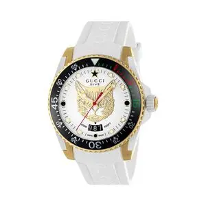 Gucci Dive Analog Watch - Steel/yellow Gold