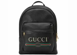 Gucci Vintage Logo Backpack - Black