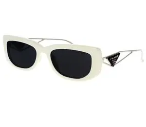 Prada Rectangle Sunglasses - White (pr14ys/1425s0/53)