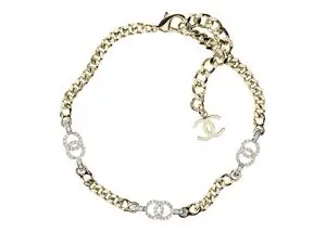 Chanel Choker Necklace Ab8287 - Gold/silver/crystal