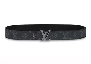 LOUIS VUITTON Initiales 35mm Reversible Belt - Monogram Eclipse