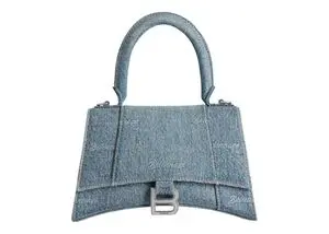 Balenciaga Hourglass Small Handbag - Light Blue