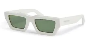 Off-White Manchester Sunglasses - White/green (oeri129s24pla0010155/fr)