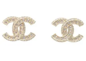 Chanel Metal And Resin Earrings - Gold