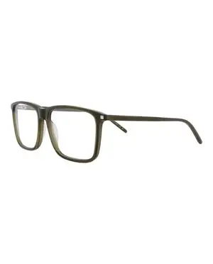 Saint Laurent Square Eyeglasses - Green/transparent (sl454