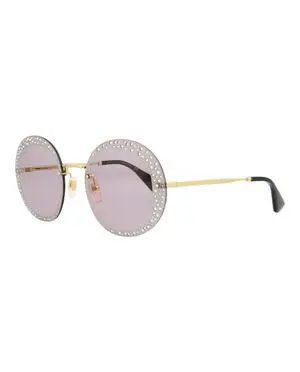 Gucci Round Oval Sunglasses - Gold/violet (gg0899s