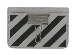 Off-White Off Binder Simple Card Case - White