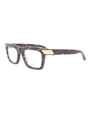 Bottega Veneta Square Eyeglasses - Burgundy/transparent (bv1059o