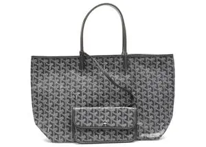 Goyard Saint Louis Tote Pm Monogram Chevron - Grey