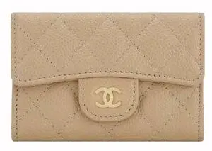Chanel Classic Card Holder - Beige (ap0214)