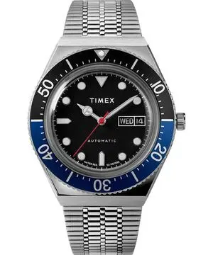 Timex® M79 Automatic Watch - Stainless Steel