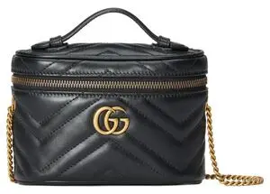 Gucci Gg Marmont Matelasse Mini Top Handle Bag