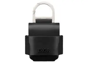Dior Airpods Case Calfskin - Black