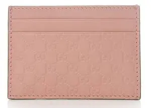 Gucci Card Case Microssima - Soft Pink