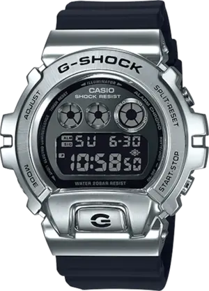 Casio G-shock Digital Watch - Stainless Steel