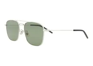 Saint Laurent Aviator Sunglasses - Silver/green (sl309/30008020