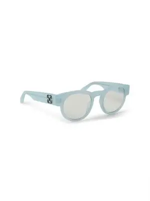 Off-White Style 58 Eyeglasses - Light Blue/clear Lens (oerj058s24pla0014000/fr)