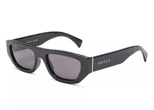 Gucci Logo Square Frame Sunglasses - Black (gg1134s 002)