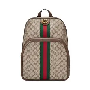 Gucci Ophidia Gg Supreme Medium Backpack - Beige/ebony