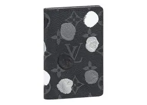 LOUIS VUITTON X Yayoi Kusama Pocket Organizer - Monogram Eclipse Black/silver