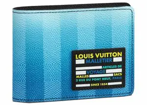 LOUIS VUITTON Ple Wallet Damier Stripes