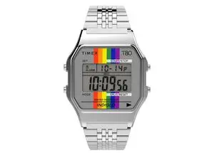 Timex® T80 Digital Watch - Stainless Steel