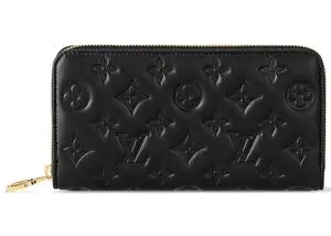 LOUIS VUITTON Zip Wallet - Black