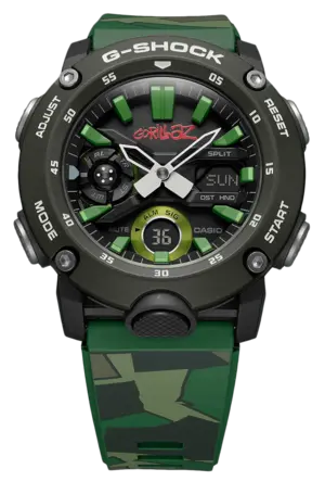 Casio Gorillaz X Gshock Ga2000gz3a Strap Watch