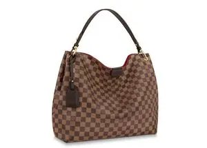 LOUIS VUITTON Graceful Damier Ebene Mm - Cerise Lining