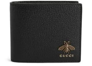 Gucci Bifold Wallet Animalier Bee