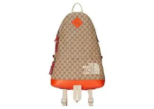 Gucci X The North Face Monogram Backpack - Beige/ebony